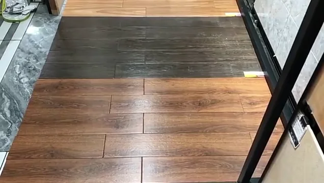 Torch Wood Tiles Floor Porcelain Ceramic For Living Room Wood Look Tile ...