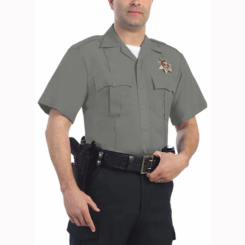 High Quality Design Classic Black Color Security Guard Officer Uniform ...