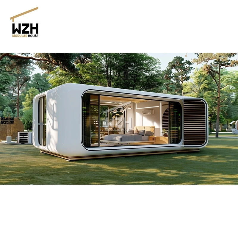 Economical Pre Fab Pod House Flat Pack Container House Laundry Pods ...