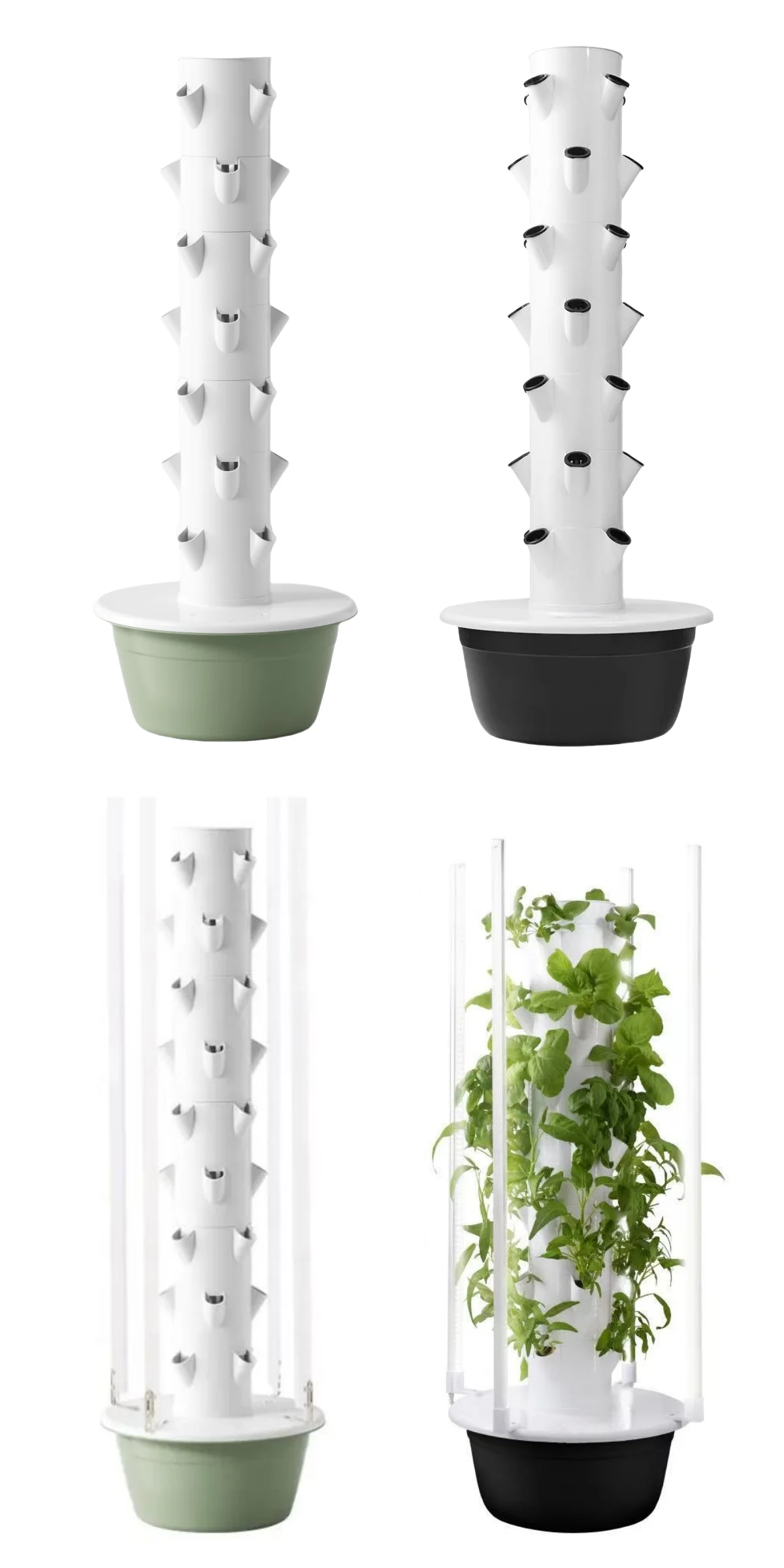 Greenpioneer Hydroponic Tower - Efficient Indoor Growing