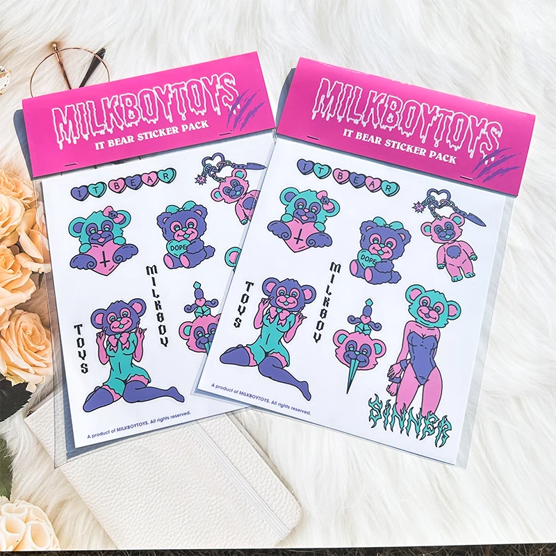 Stickers Custom Brand Logo Die Cut Vinyl Adhesive Paper Printing ...