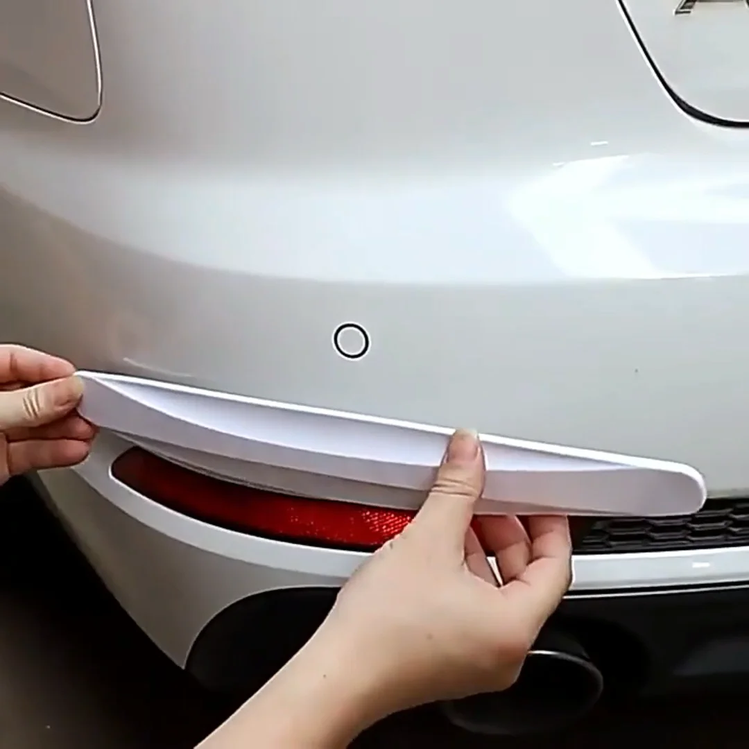 2pcs Car Bumper Protector Strip Guard Corner Protection Strips Scratch ...