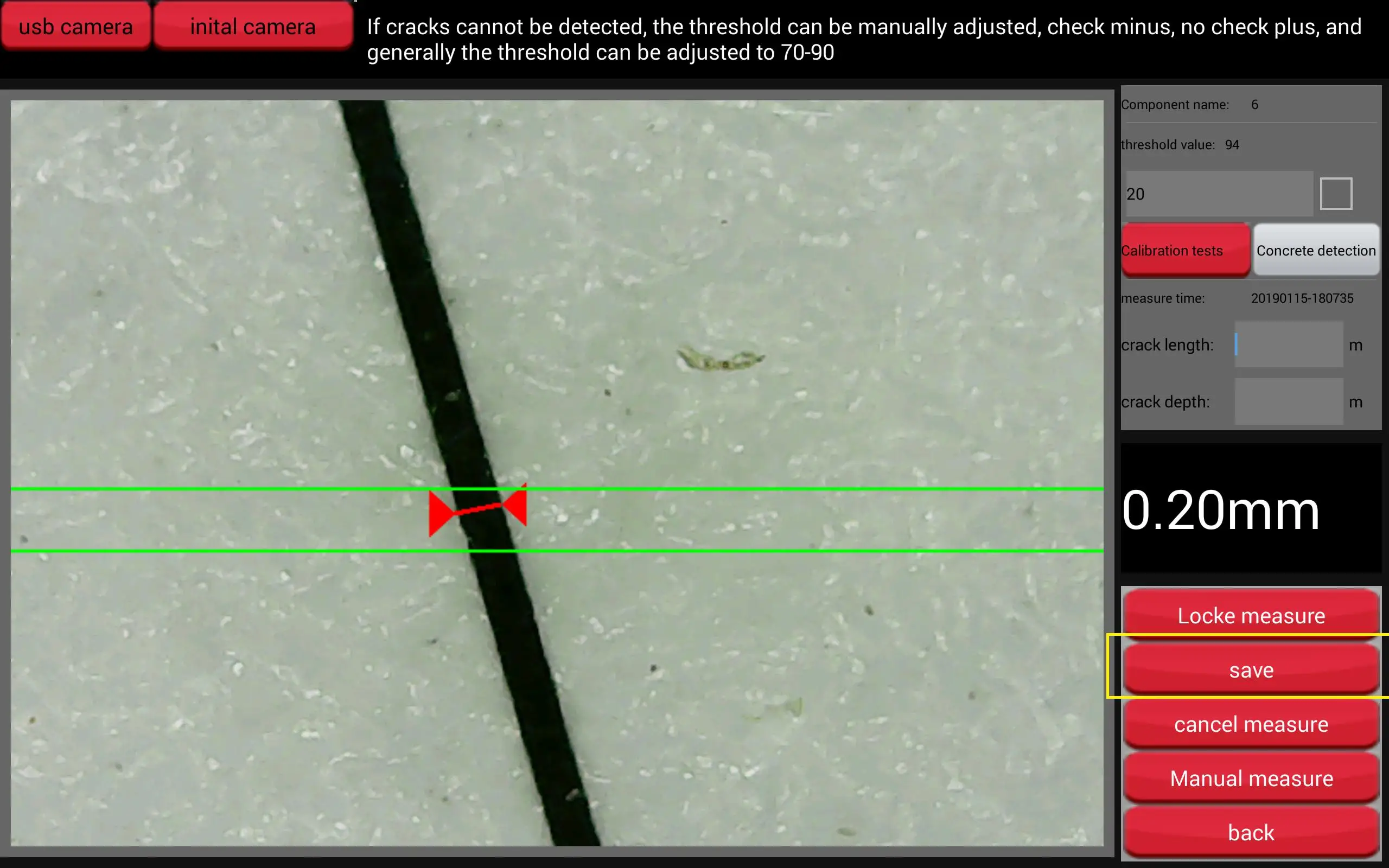 Taijia Concrete Crack Monitor Detector Crack Depth Meter Concrete Crack ...