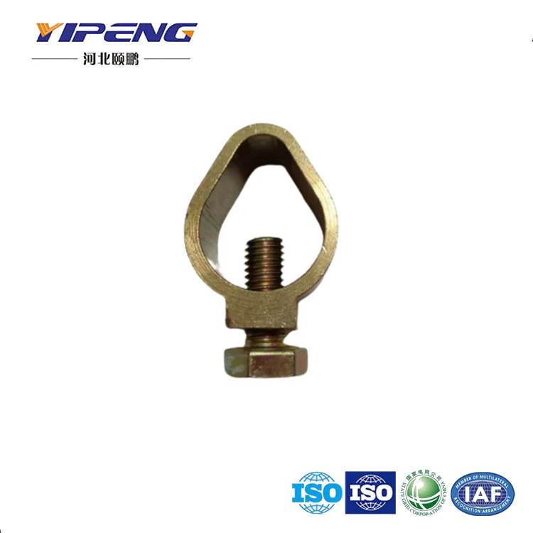 Grounding Clamp / Power Line Fittings/ Copper Earthing Clamp - Buy Pole ...