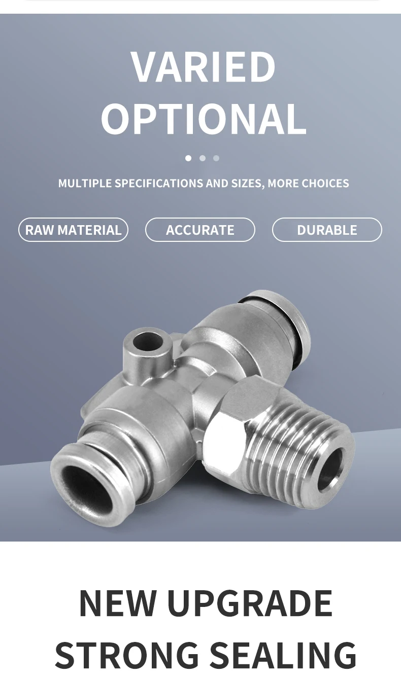 Pb Fitting Internal Hex Stainless Steel Pneumatic Fittings Insertion ...