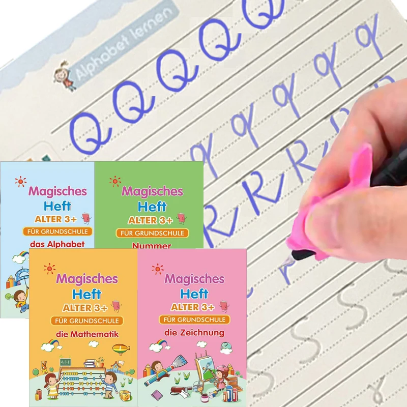 18.5x26cm 3d German Deep Groove Magic Copybook Reusable Kids ...