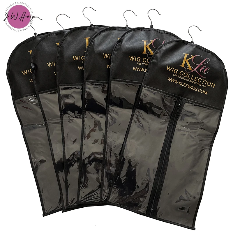 Custom Wig Hanger Hair Packaging Bags - Storage & Protection
