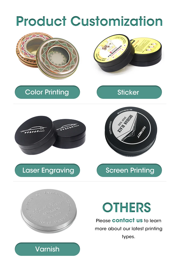 Factory Wholesale Custom Size Tinplate Box Mint Green Small Round Box ...