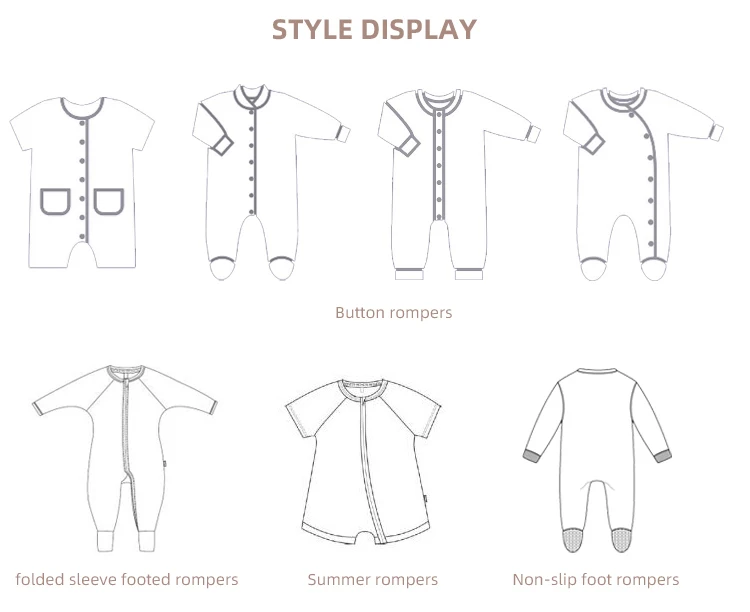 Baby Clothing Set Custom Baby Clothes 100% Cotton Newborn Plain ...