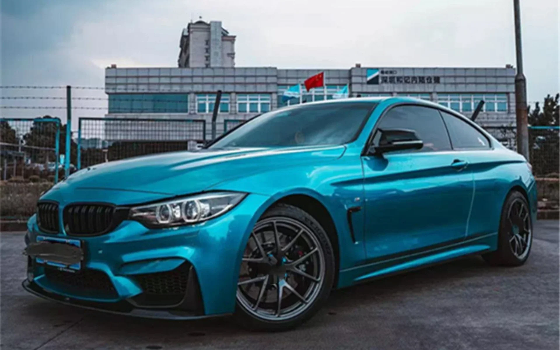 Body Kit Front Rear Bumper Engine Cover Grill Assembly For Bmw 4 Series ...