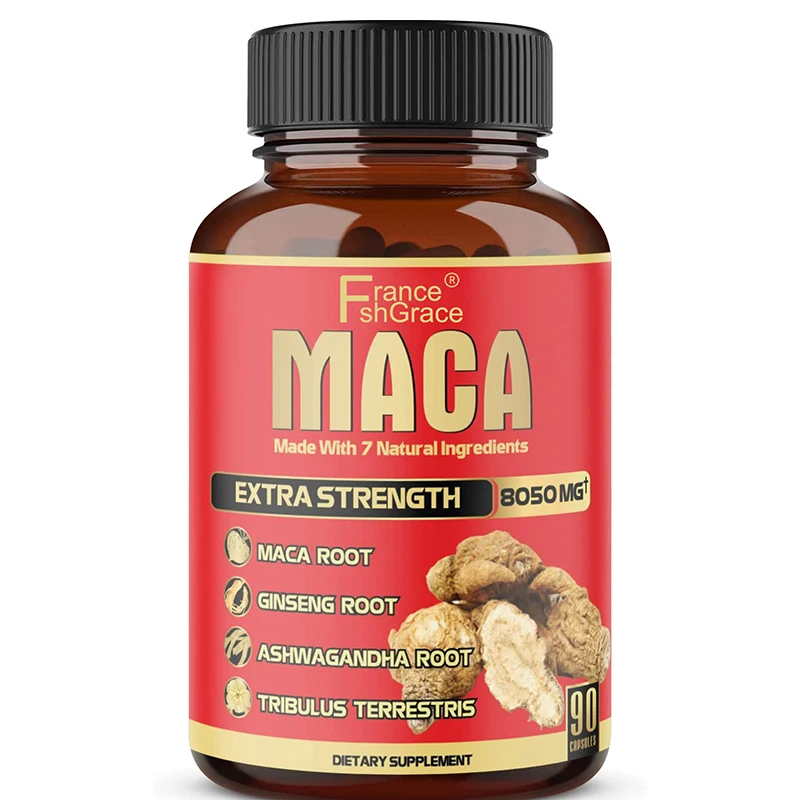 Natural Source Pills Maca Root Capsule 90 Vegan Capsules With 7 Natural ...