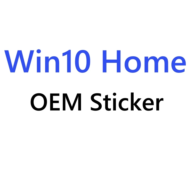 Genuine Sticker Win 10 Home Oem Sticker Win 10 Pro Sticker Win 10 Home ...