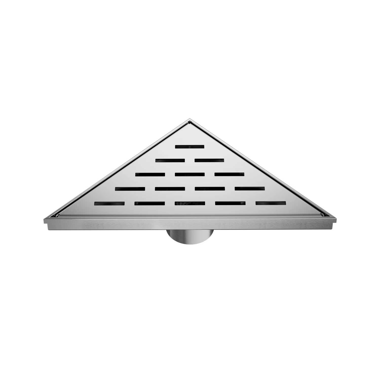 Polished Stainless Steel Concrete Drainage Triangle Shower Drain With ...
