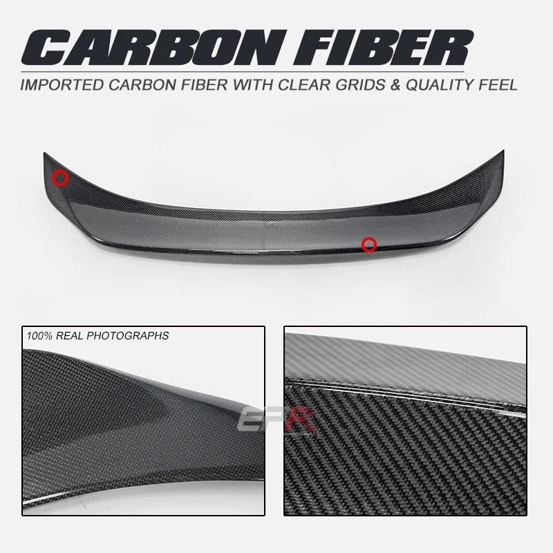 For 2022 Genesis G70 Facelift EPA Type 2 Rear Spoiler Genesis Carbon ...