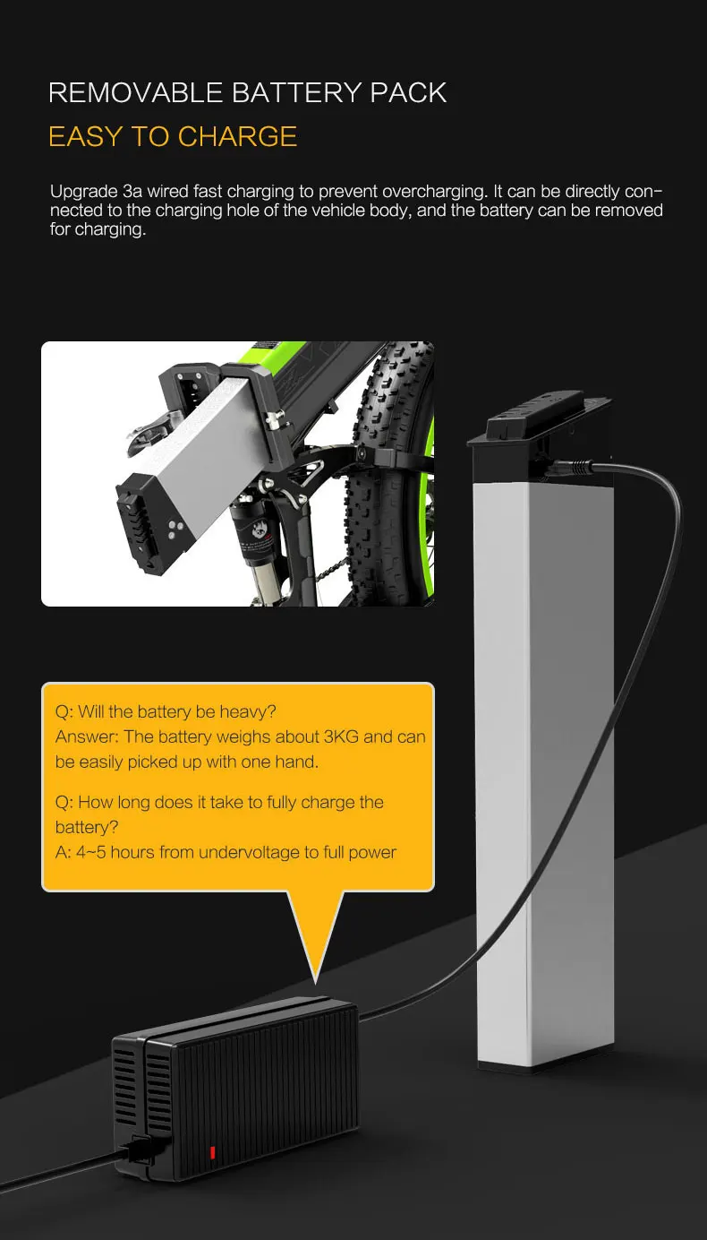 48v 1000w High Power Electric Bicycle Bezior X1000 26 Inch Fat Tire ...