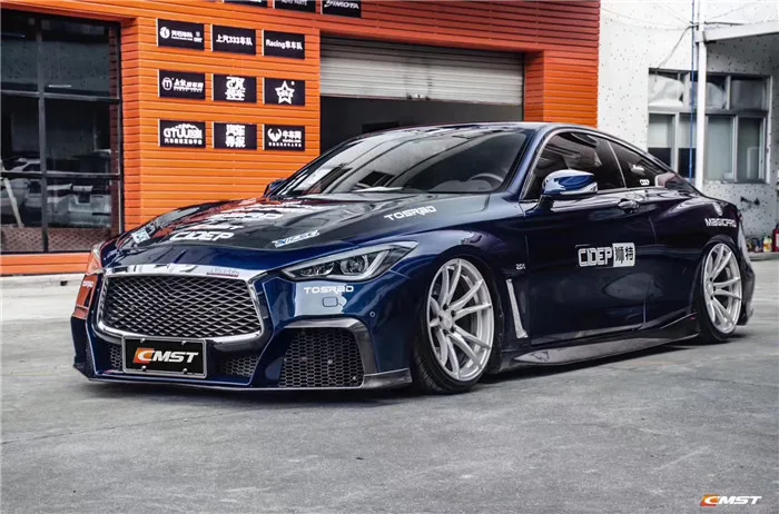 Infiniti Q60 Carbon Fiber Body Kit - Enhance Style & Performance