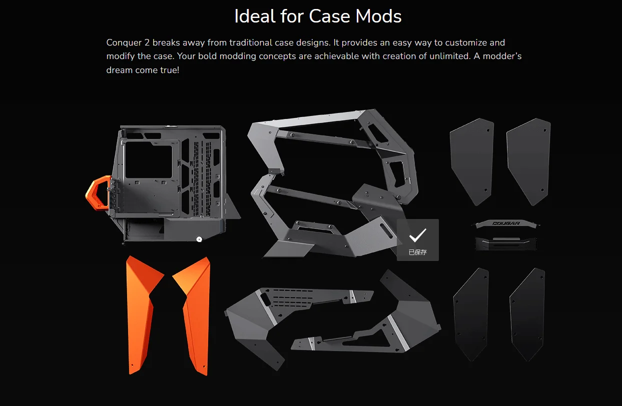 New Full Tower Conquer 2 Computer Case for Gaming case PC case| Alibaba.com