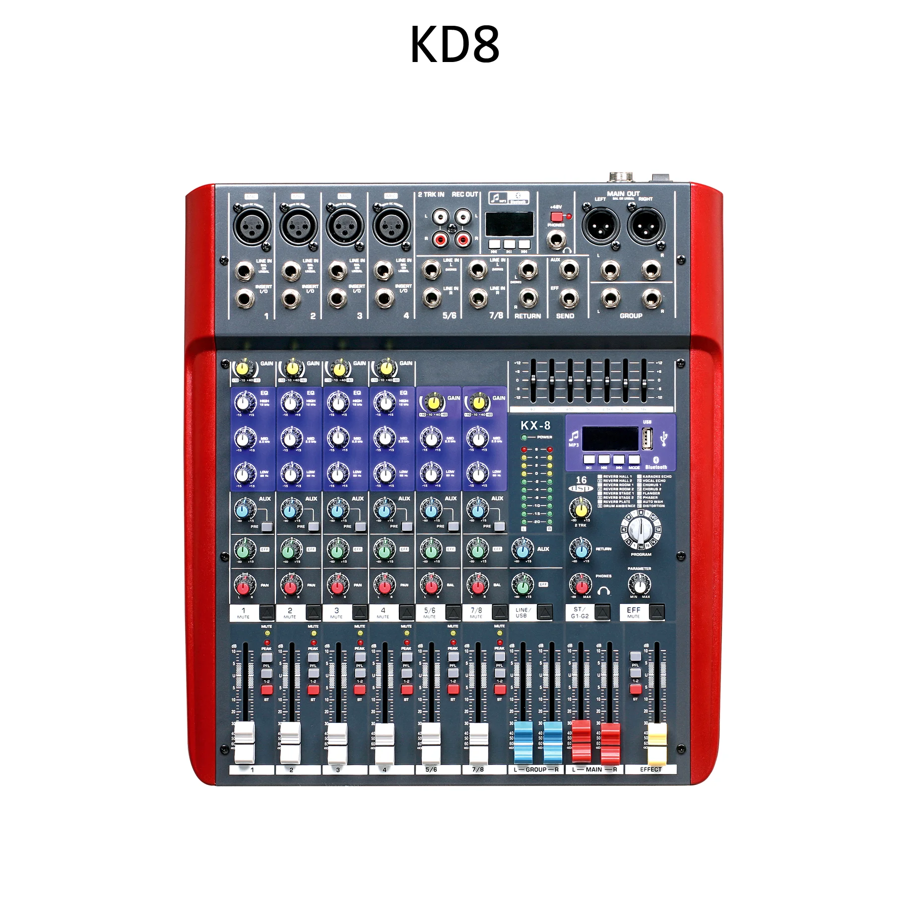 Pro Channel 800w Power Mixer Amplifier Microphone Mixing, 55% OFF