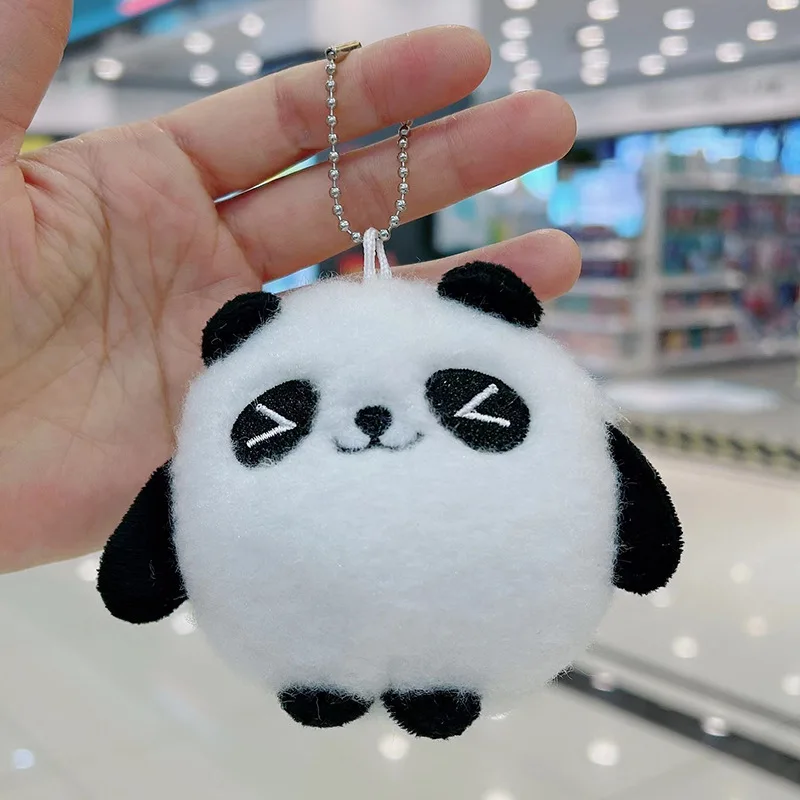 Kawaii Panda Plush Toy Custom Key Chains Soft Stuffed Animals Panda ...