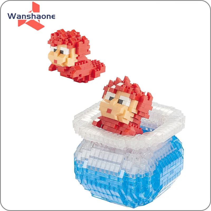 Anime Styles Creative Goldfish Ponyo On The Cliff Anime Figure Cartoon ...