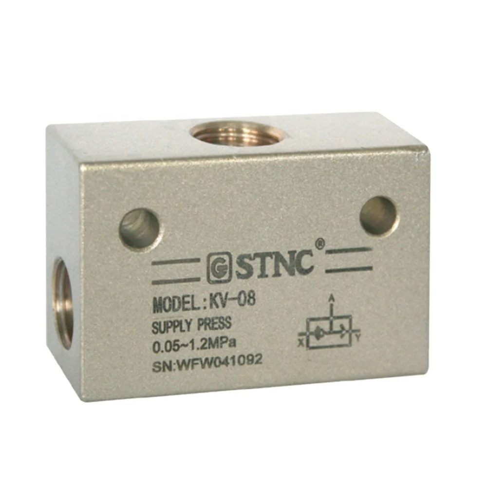 KV Series 2 Way Pneumatic Control Shuttle Valve - Medium Pressure