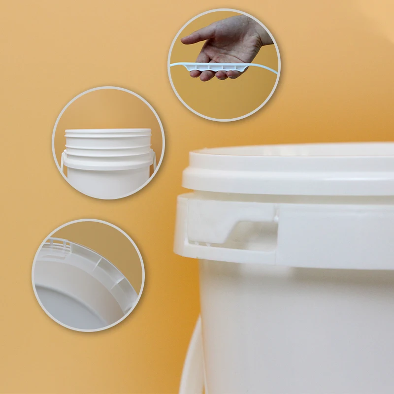 Wholesale Custom Round Plastic Food Bucket Packaging