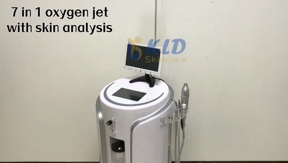 Pure Oxygen Water Jet Facial Device Sucking Pen Oxygen Sprayer Skin ...