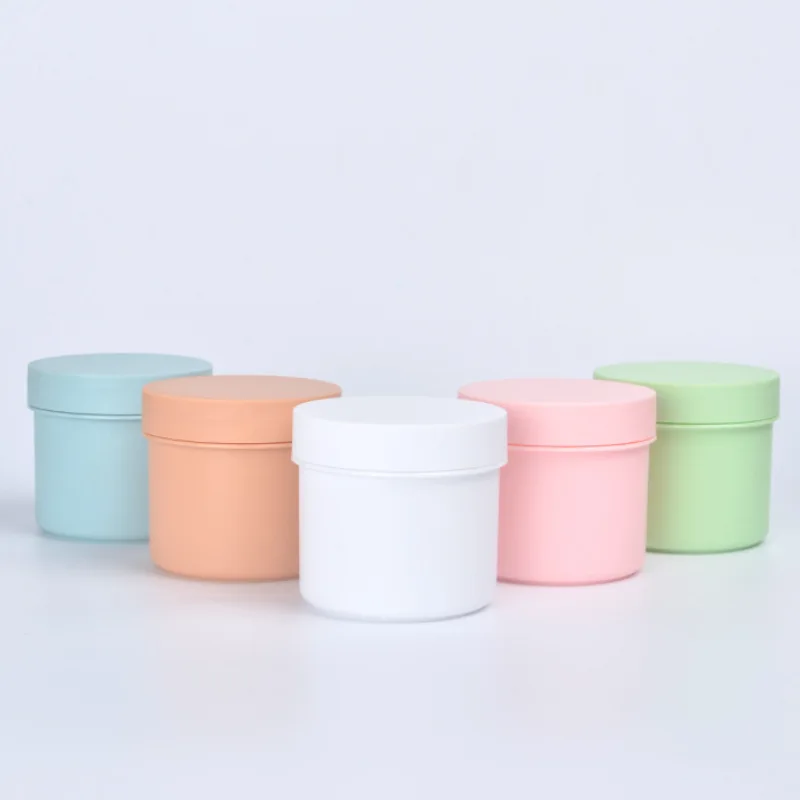 150g PP Frosted Empty Cosmetic Round Matte Body Cream Container Facial ...