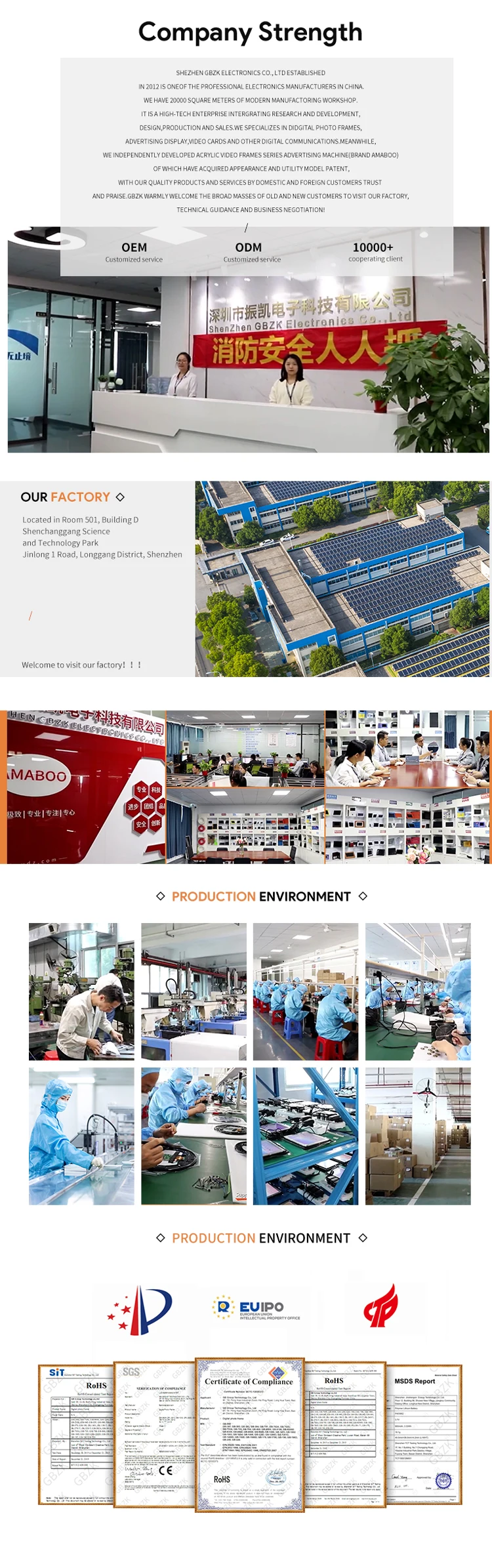 5 Inch Crystal Advertising Player - Acrylic Digital Frame