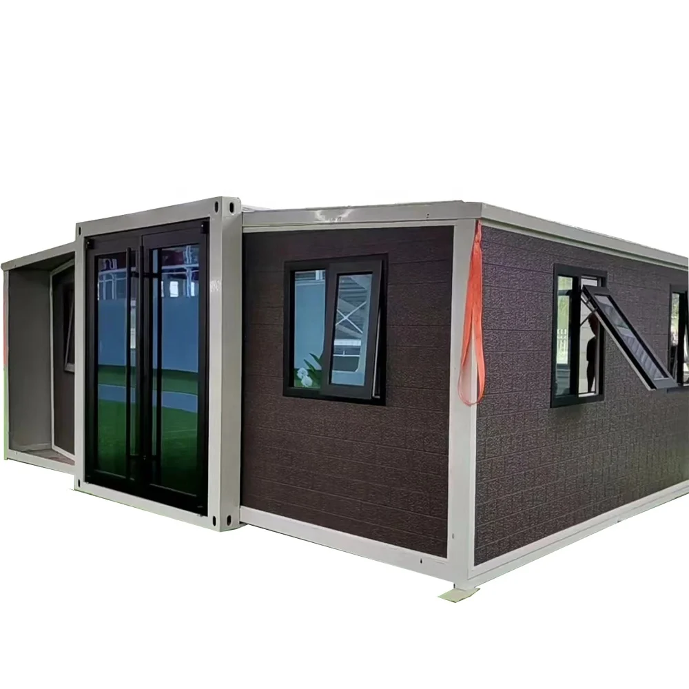 Foldable Building 2 Bedroom Portable Modular Home China Shipping 20ft 40ft Expandable Folding ...