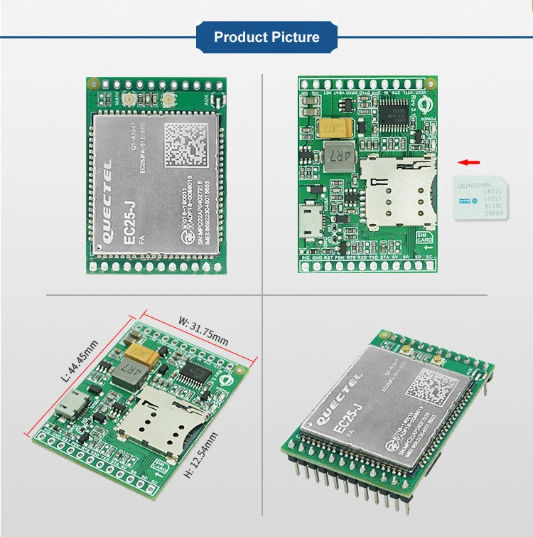 Quectel EC25-J LTE Cat.4 Module - 4G Wireless Communication