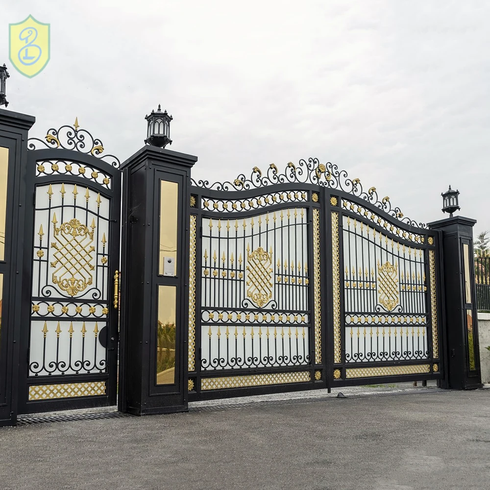 Alibaba.com: Wrought iron garden gate with multiple paint colors, high ...