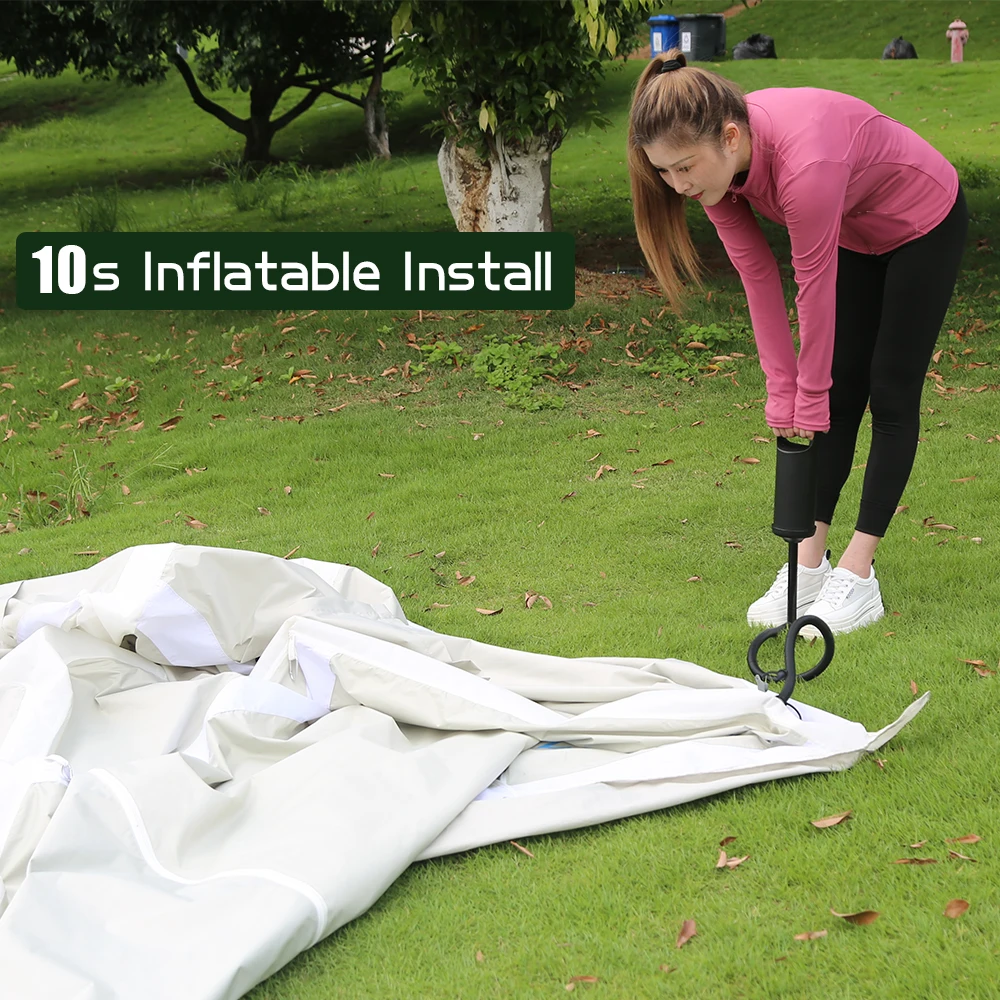 Cotton Double-layer Inflatable Tent Camping Inflatable Tents For Event ...