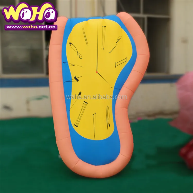 Custom Inflatable Advertising Clock Inflatable Timepiece For Art ...
