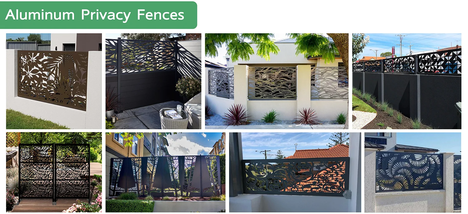 Laser Cut Metal Privacy Screen Decorative Aluminium Screen Laser Cut ...