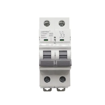 2p 63a 400v Ac 6ka Mcb Mini Circuit Breaker For Home Over Current Protection - Buy C63 Mini ...