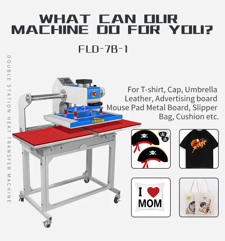 Cheap Large Size Clothes Transfer Garment Heat Press Machine 40x60cm ...