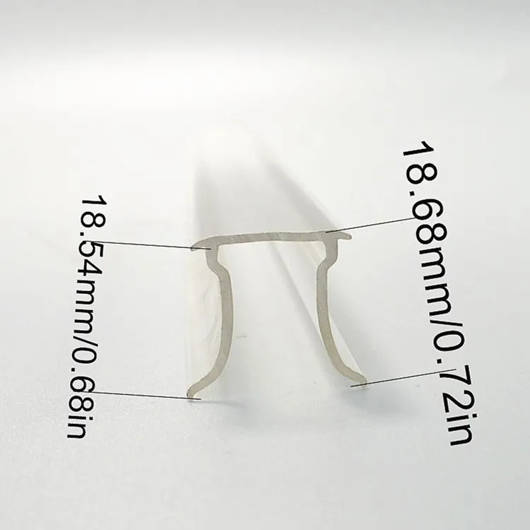 Plastic Extrusion Profile Data Strip Pvc Label Strip Store Rack Shelf ...