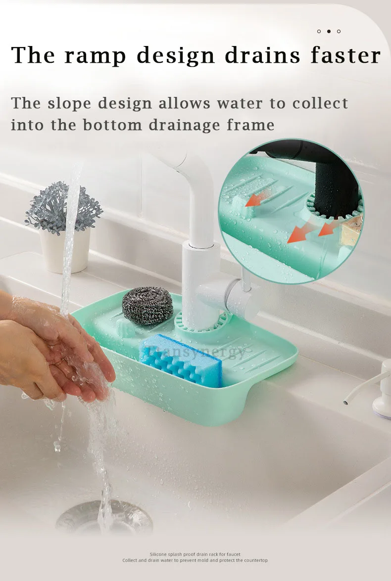 Sink Strap Faucet Caddy - Sustainable & Functional Design