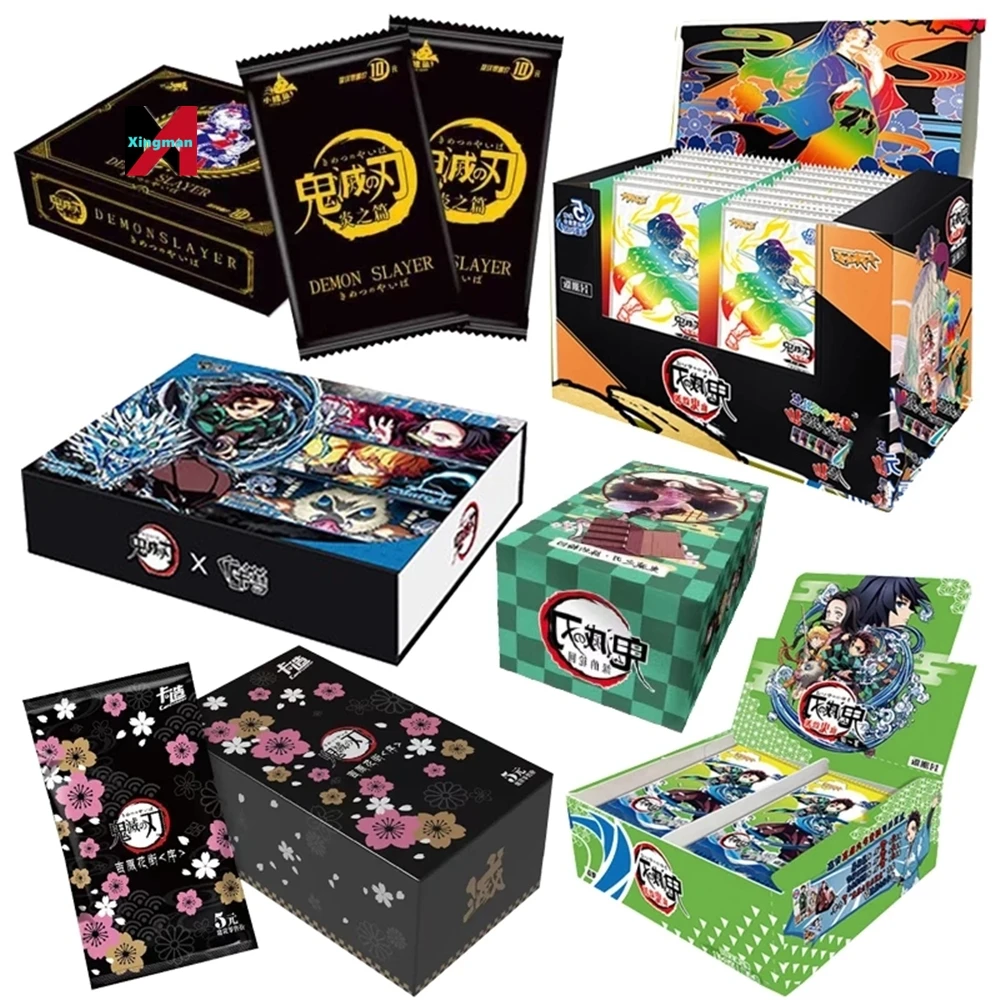 Demon Slayer Card Pack Anime Box Hobby Collection Tcg Playing Game Rare ...