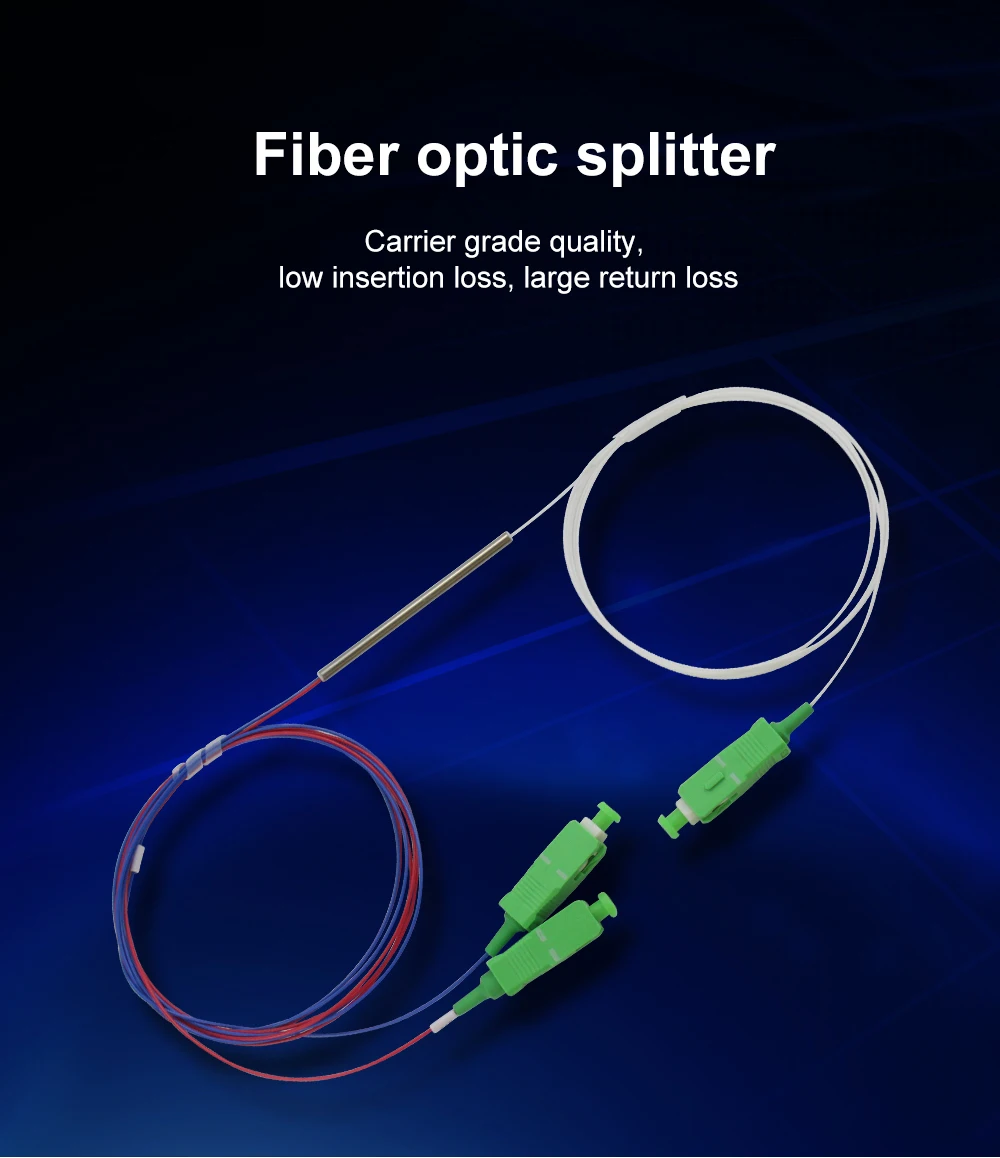 Single Mode Coupler Splitter Ftth 1*2 Fiber Optic Splitter - Buy Fiber ...