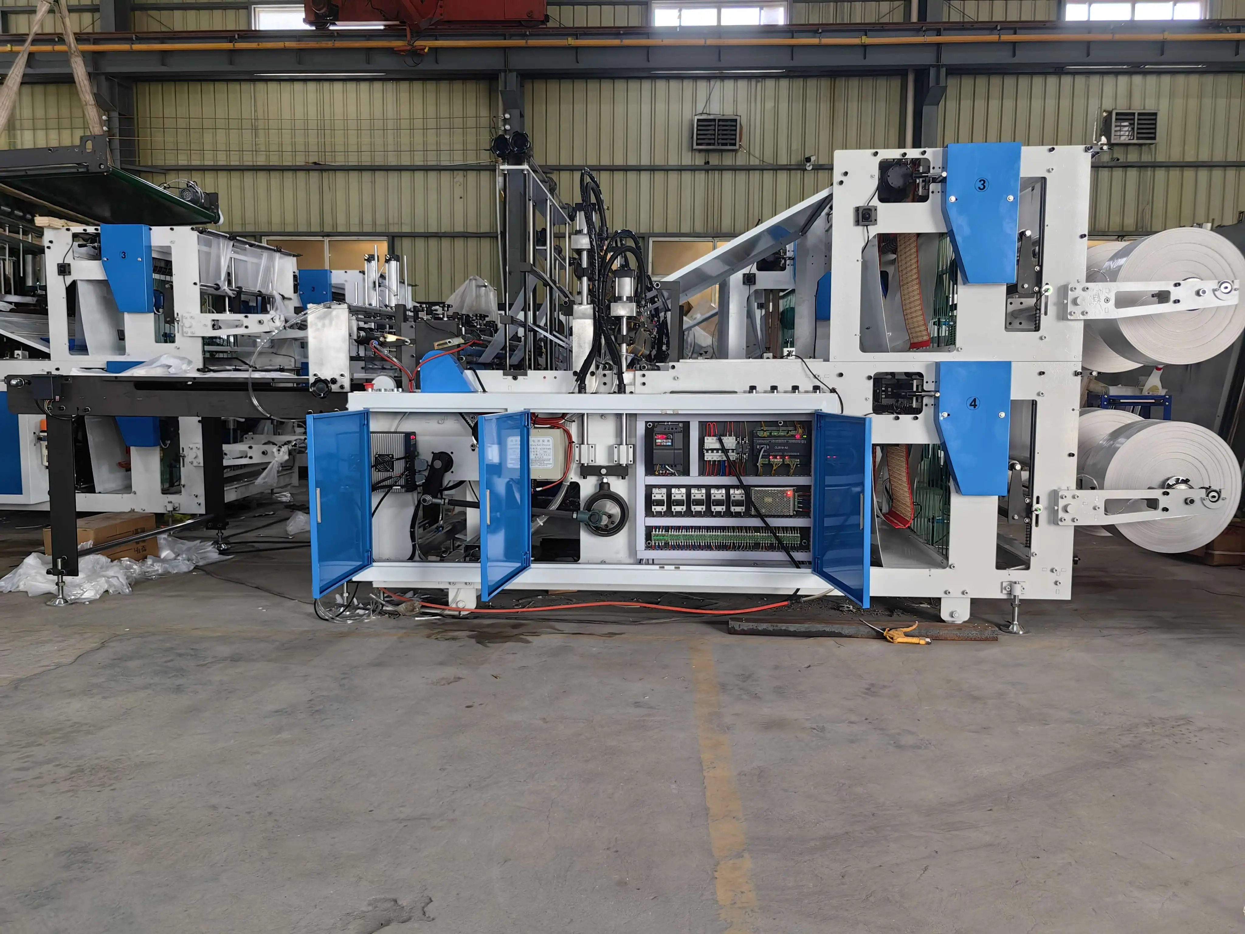 Fully Automatic Plastic Bag Making Machine - 300 Pcs/min