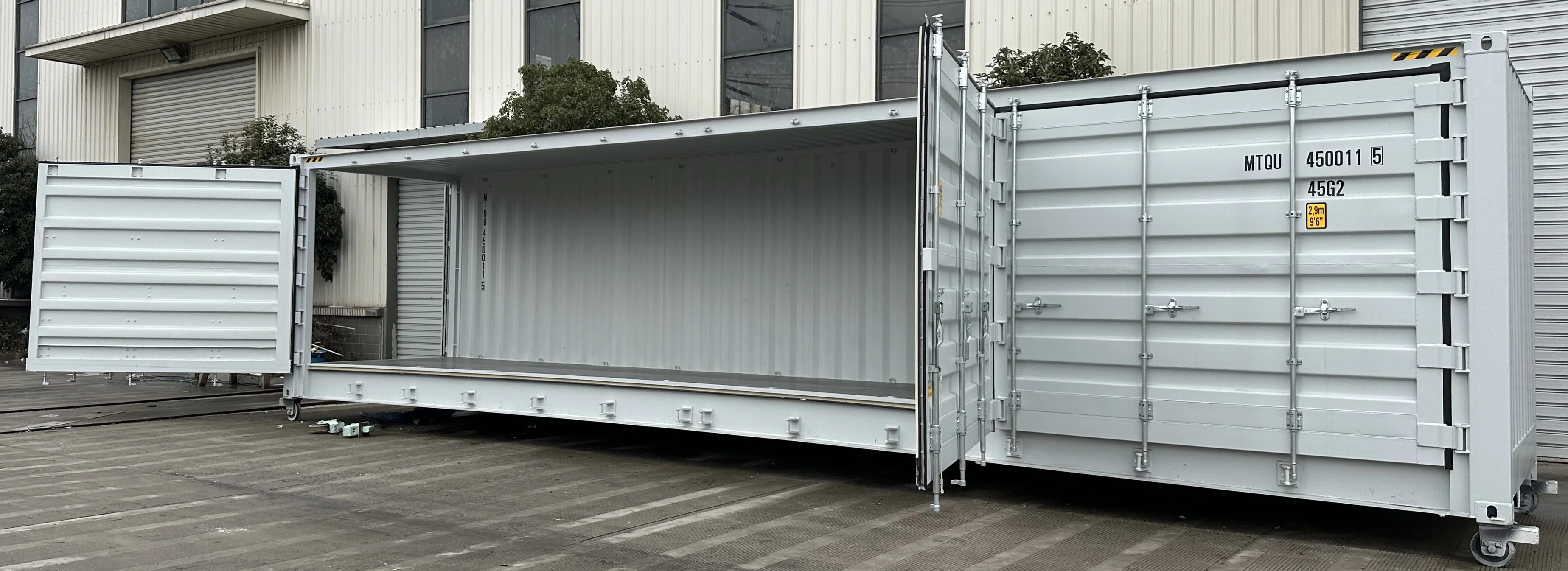 Iso Container Certificate 45ft Custom Design Steel Container For Sea ...