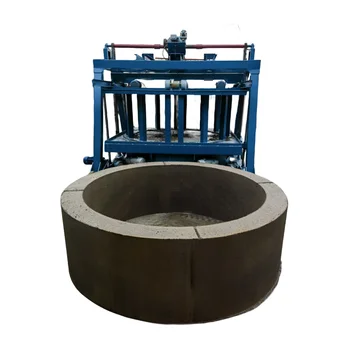 Precast Concrete Inspection Manhole Molding Machine Produces Cement ...