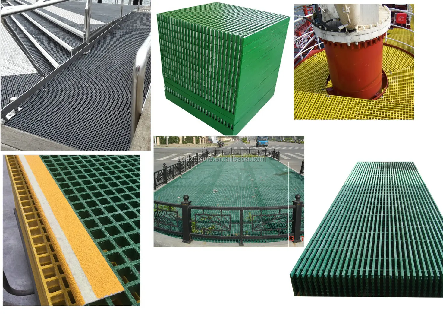 2024 Shanghai Dofiberone USA Standard FRP GRP Fiberglass Grating