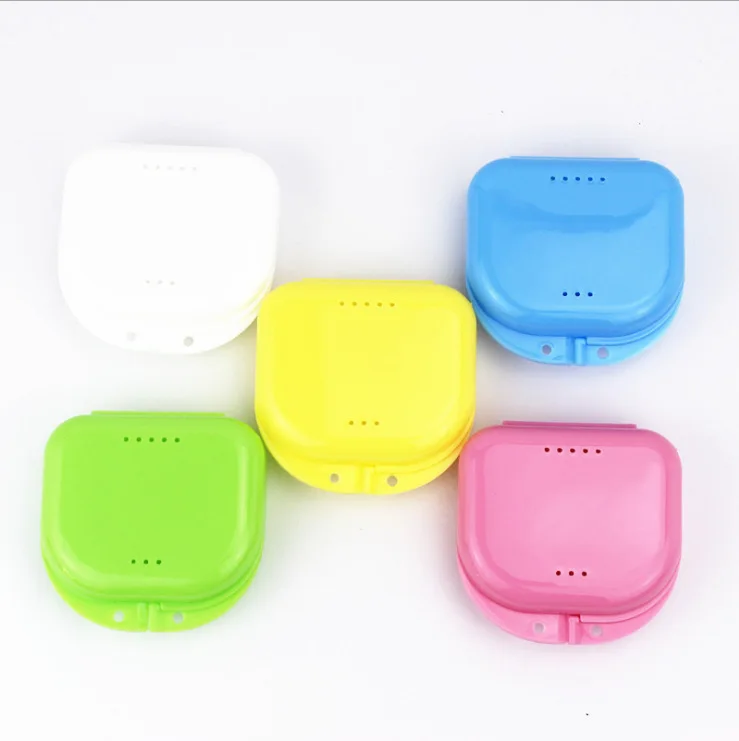 Denture box with hole colorful orthodontic retainer box| Alibaba.com