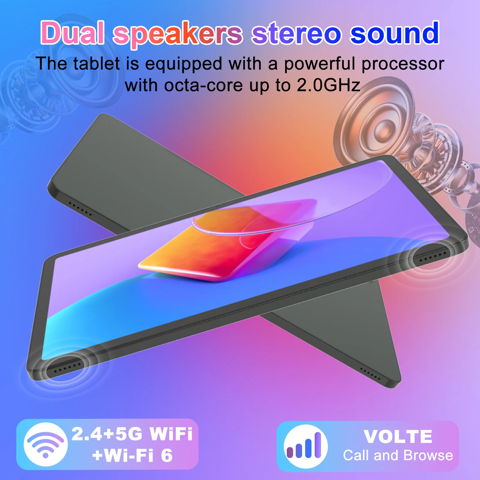 12 Inch Android Tablet with 20GB RAM, 128GB ROM, Octa-Core Processor ...