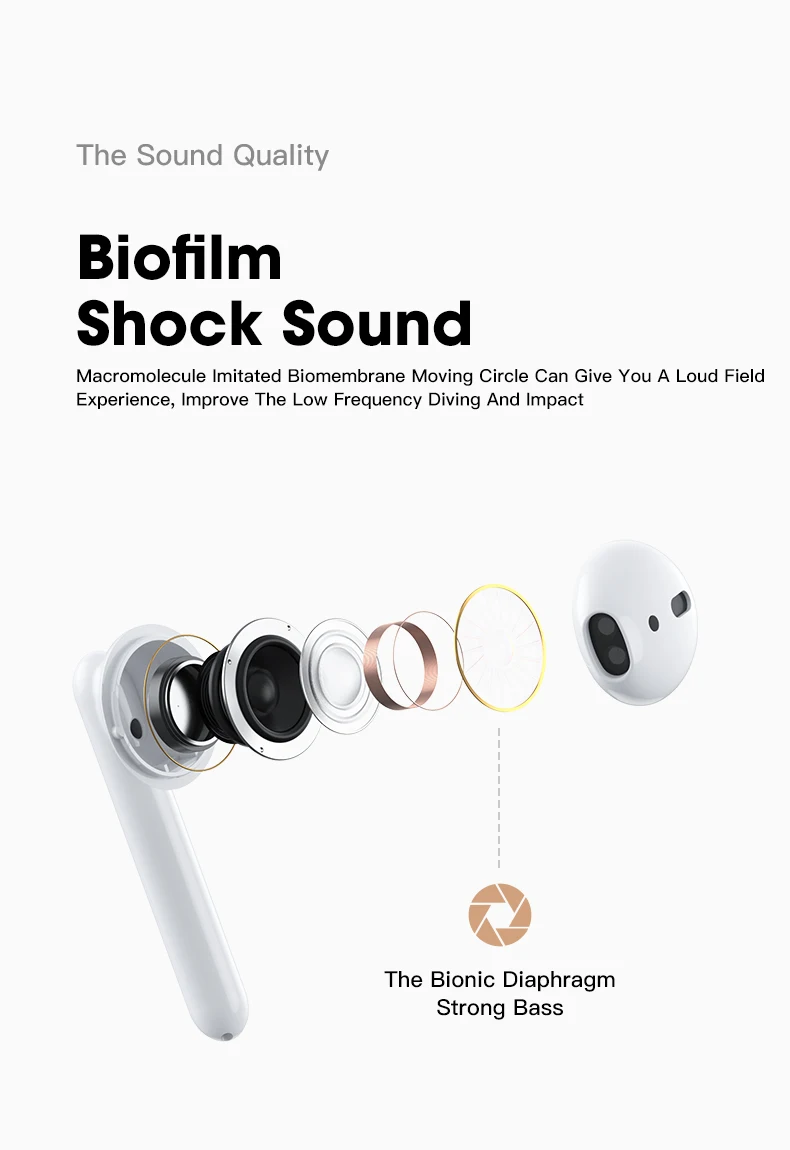 2022 Factory Wireless True Wireless Earbuds J55 in Ear Mini TWS V5.0