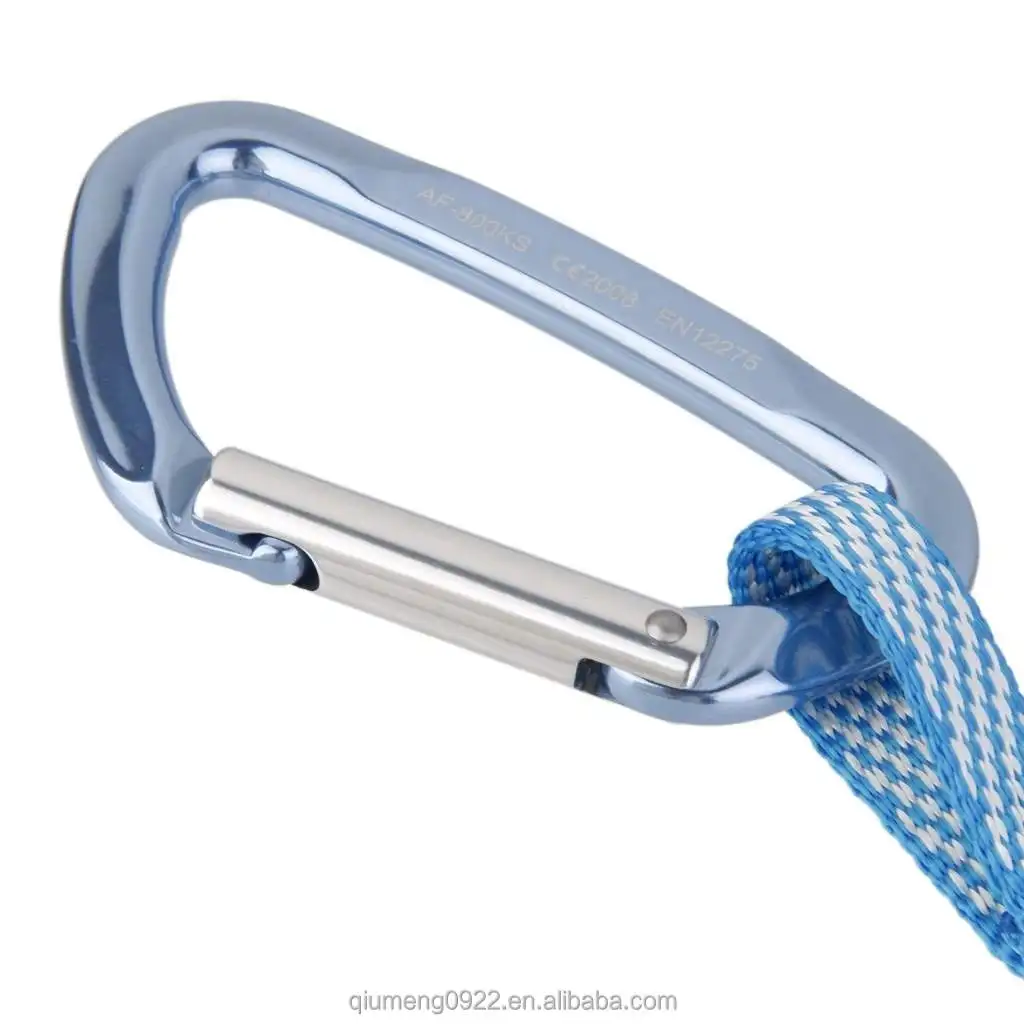 Fast Hanging Climbing Rock Wall Protection Aluminum Hook Snap Quickdraw ...