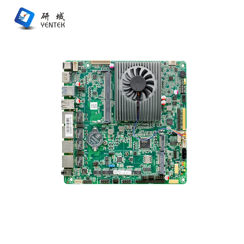 OEM ODM Intel Alder Lake-N N97 DDR4 16G M.2 SSD 4 LAN 6 COM HD VGA LVDS ...